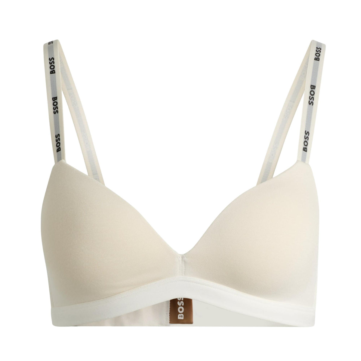 BOSS Womens Stretch Jersey Triangle Bra - Open White – Utility Bear