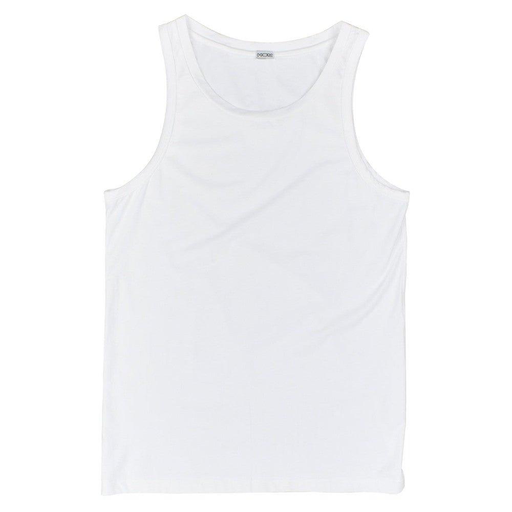 Hom Supreme Cotton Tank Top - White - Utility Bear #tag1#
